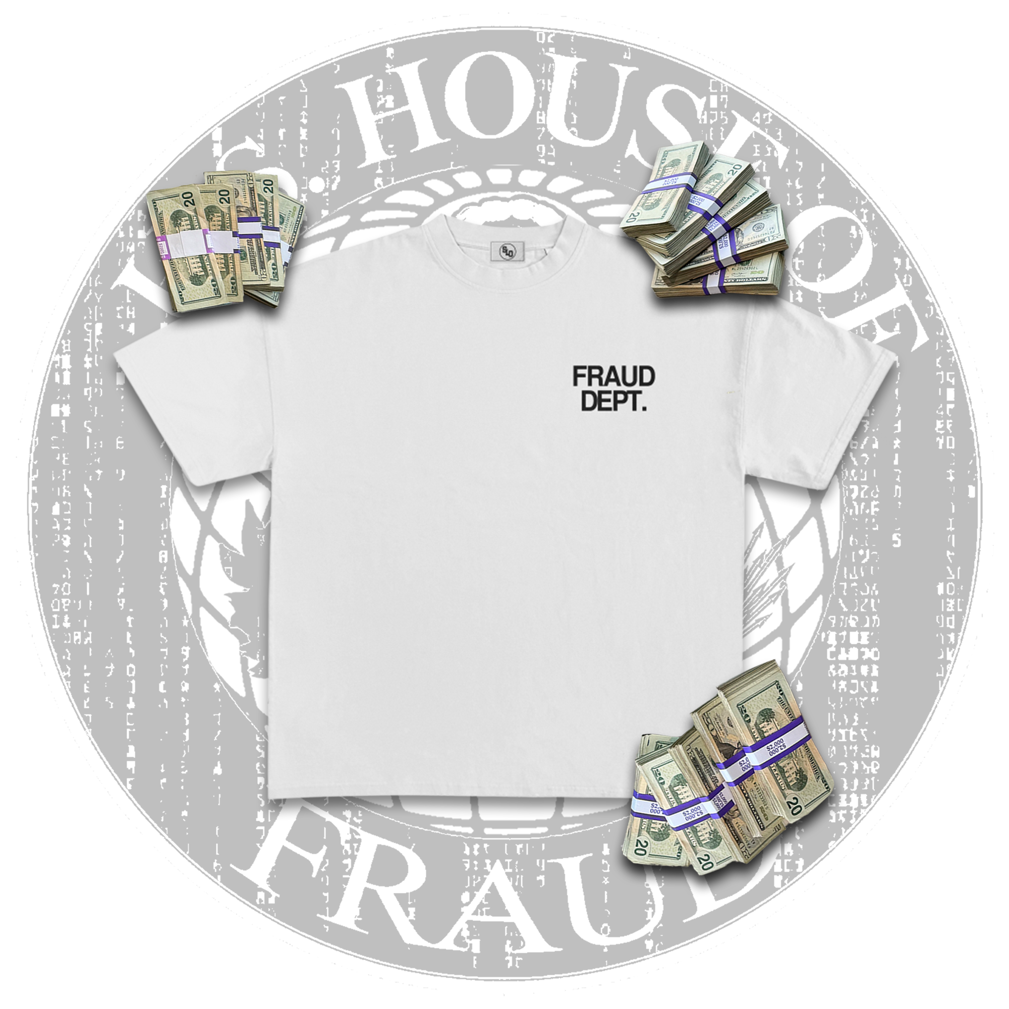 Fraud Dept White T-Shirt – Shopslo